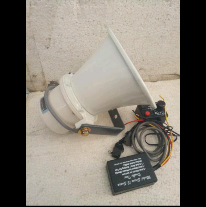 modul toa sirine patwal 12 suara double tone plus speaker merek TOA 10 ...