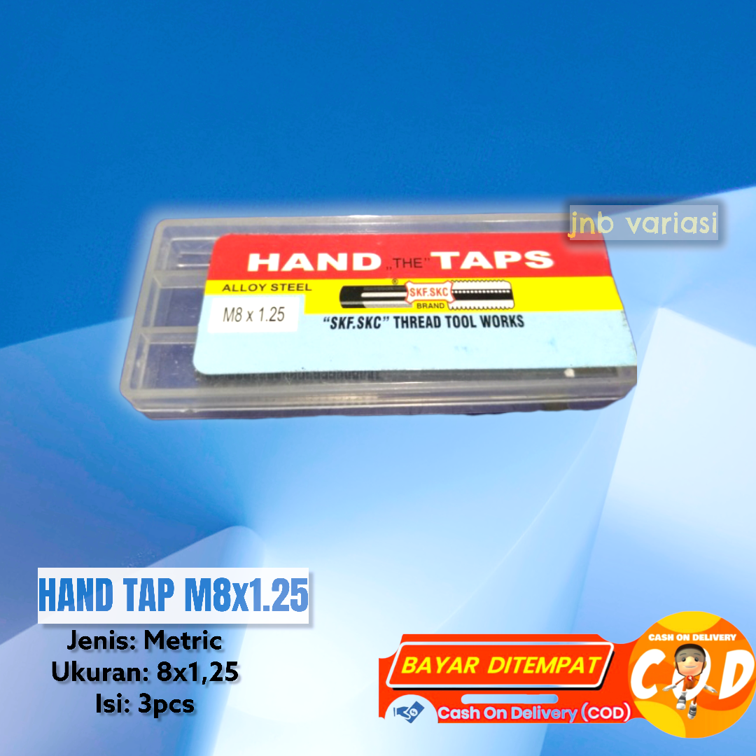 Mata Senai hand Tap M8 x 1,25 Hand tap Mata snai M8 x 1.25 | Lazada ...