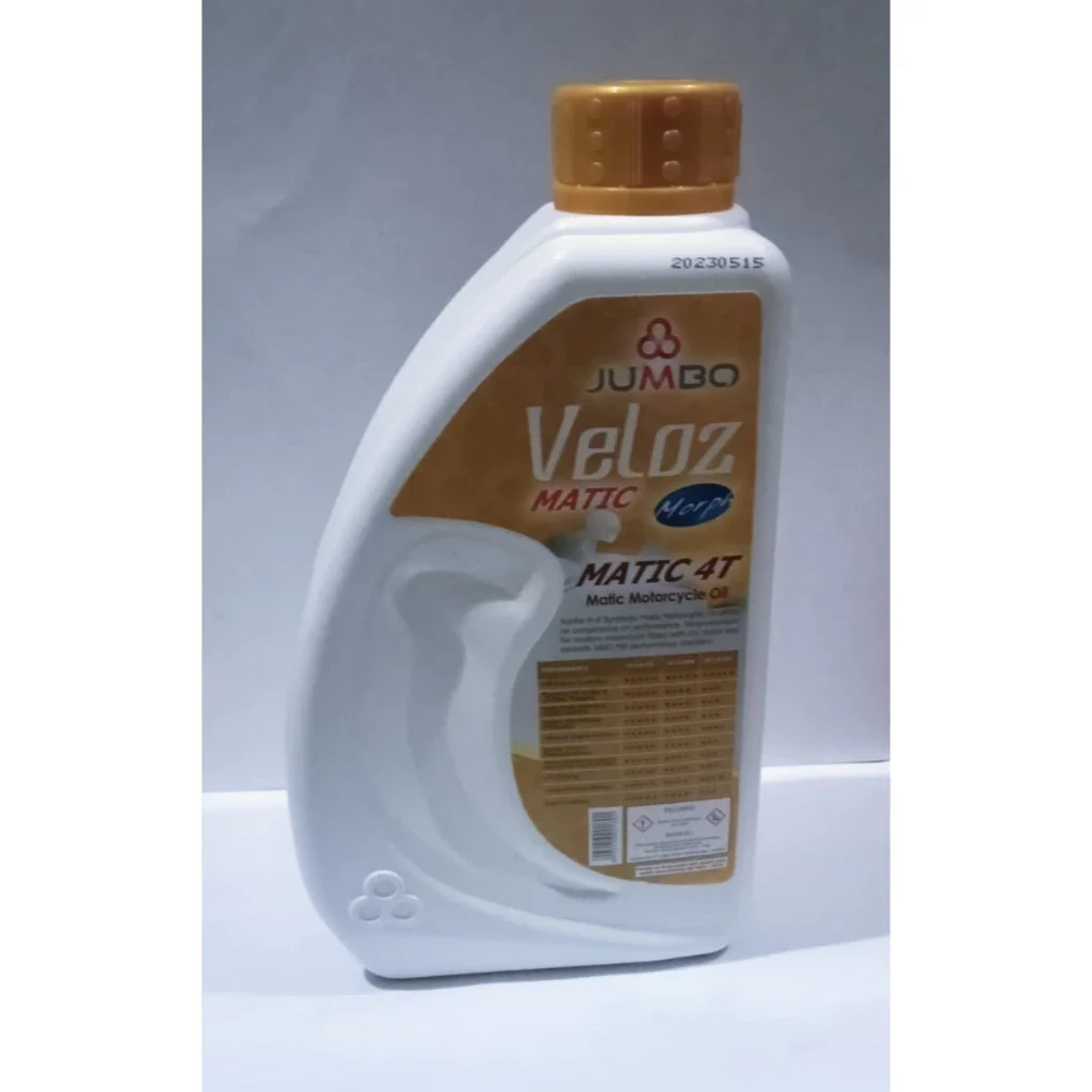 Jumbo Veloz Matic Oil 10W-30 SL MB Full Synthetic Oli 800 ml 0.8 L ...