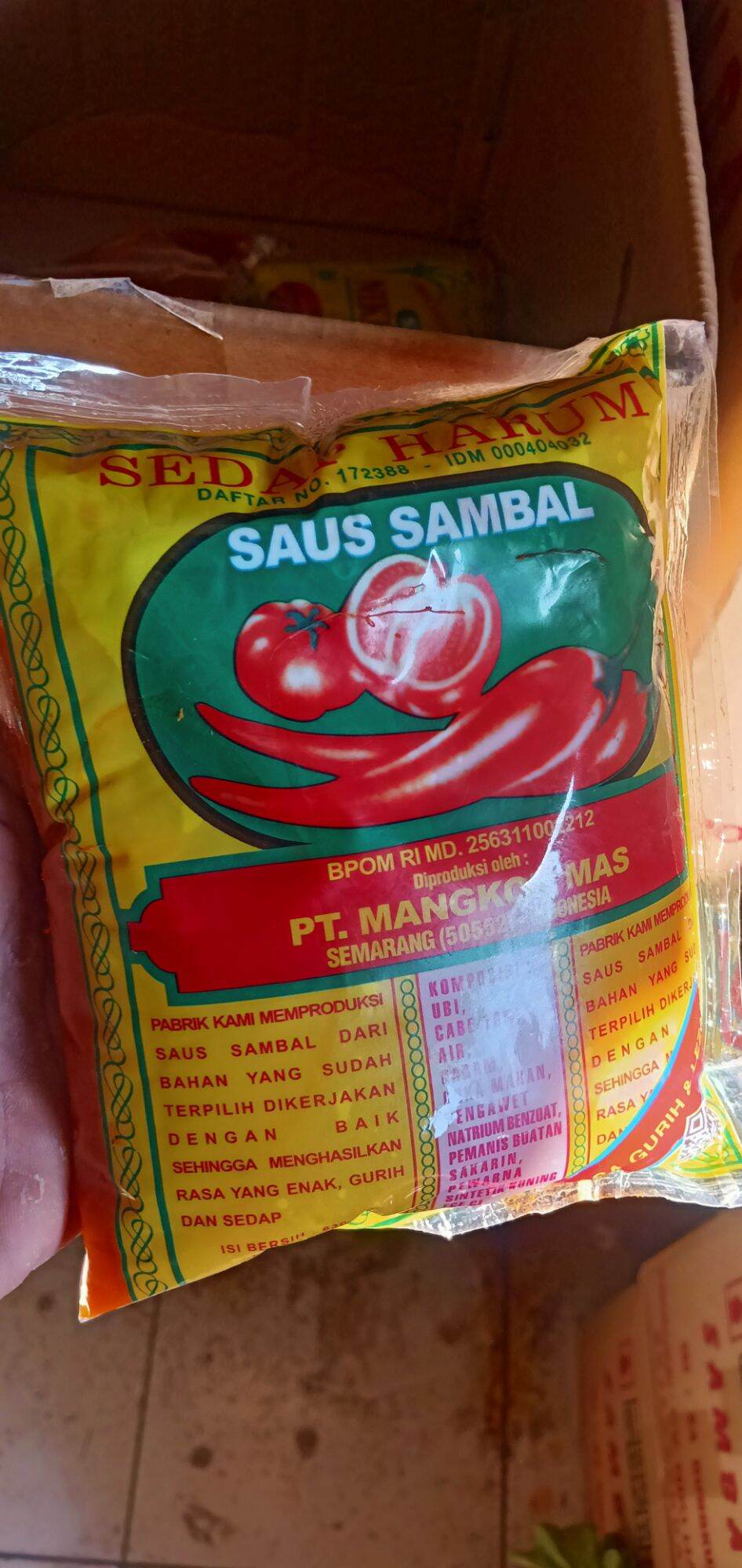 Saus Sambal Sedap Harum (Mangkok Mas) | Lazada Indonesia