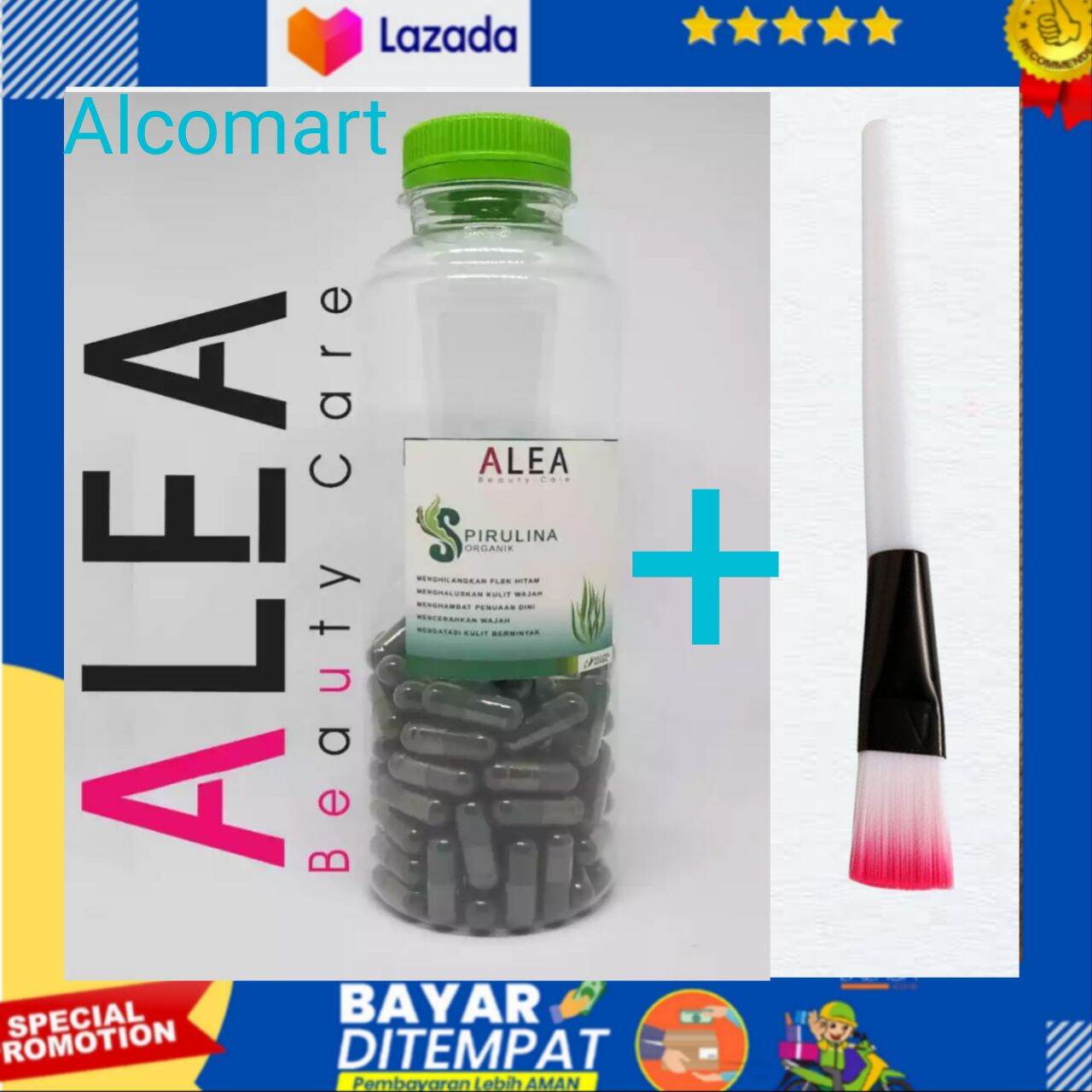 Masker Spirulina Kapsul dan Bubuk | Lazada Indonesia