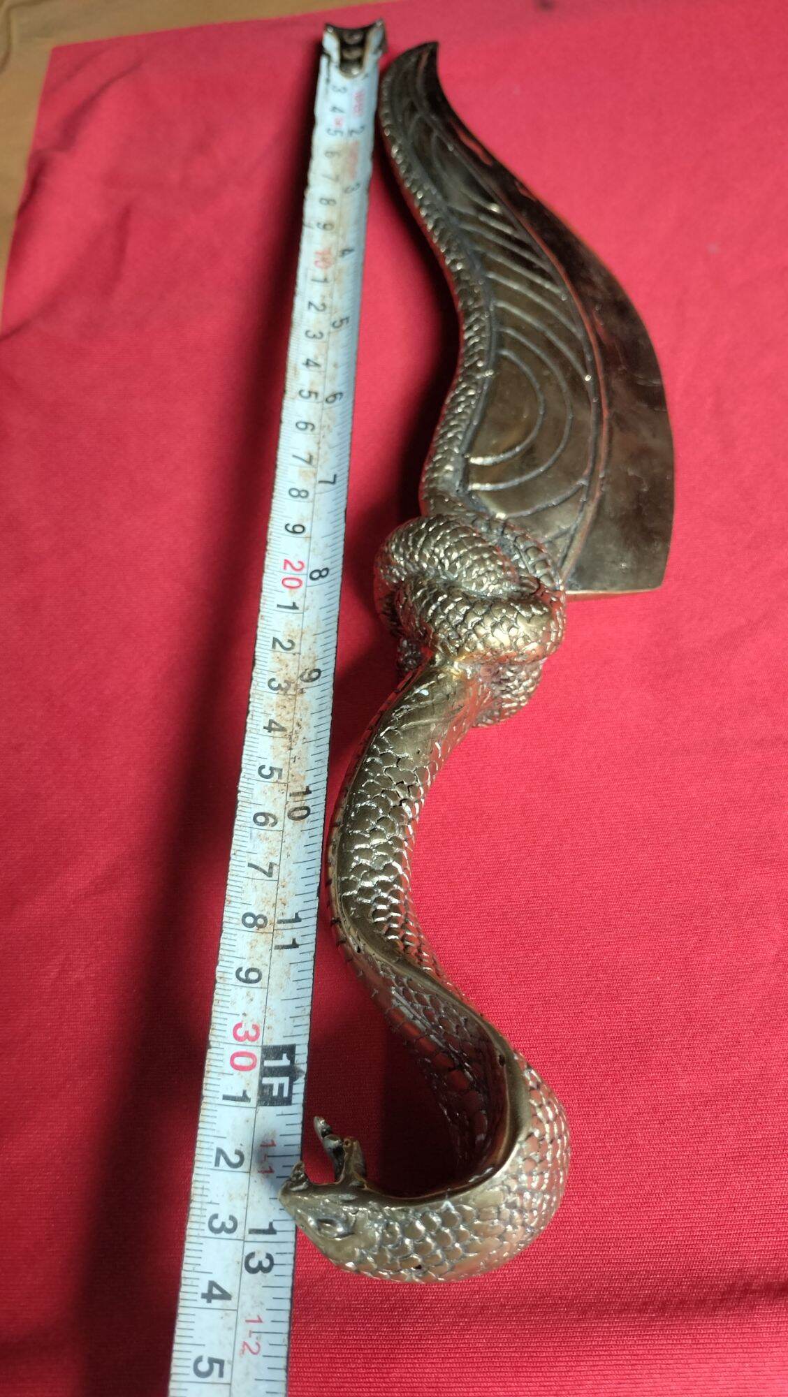 KERIS ULAR KOBRA KUNINGAN PANJANG 30 CM | Lazada Indonesia