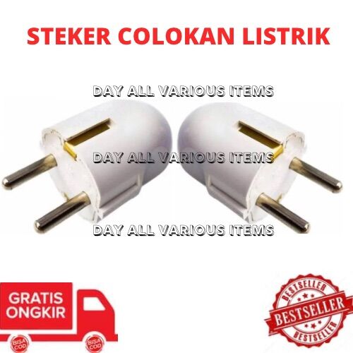 (GRATIS ONGKIR) Steker Arde Bulat Colokan Model Broco Stop Kontak ...