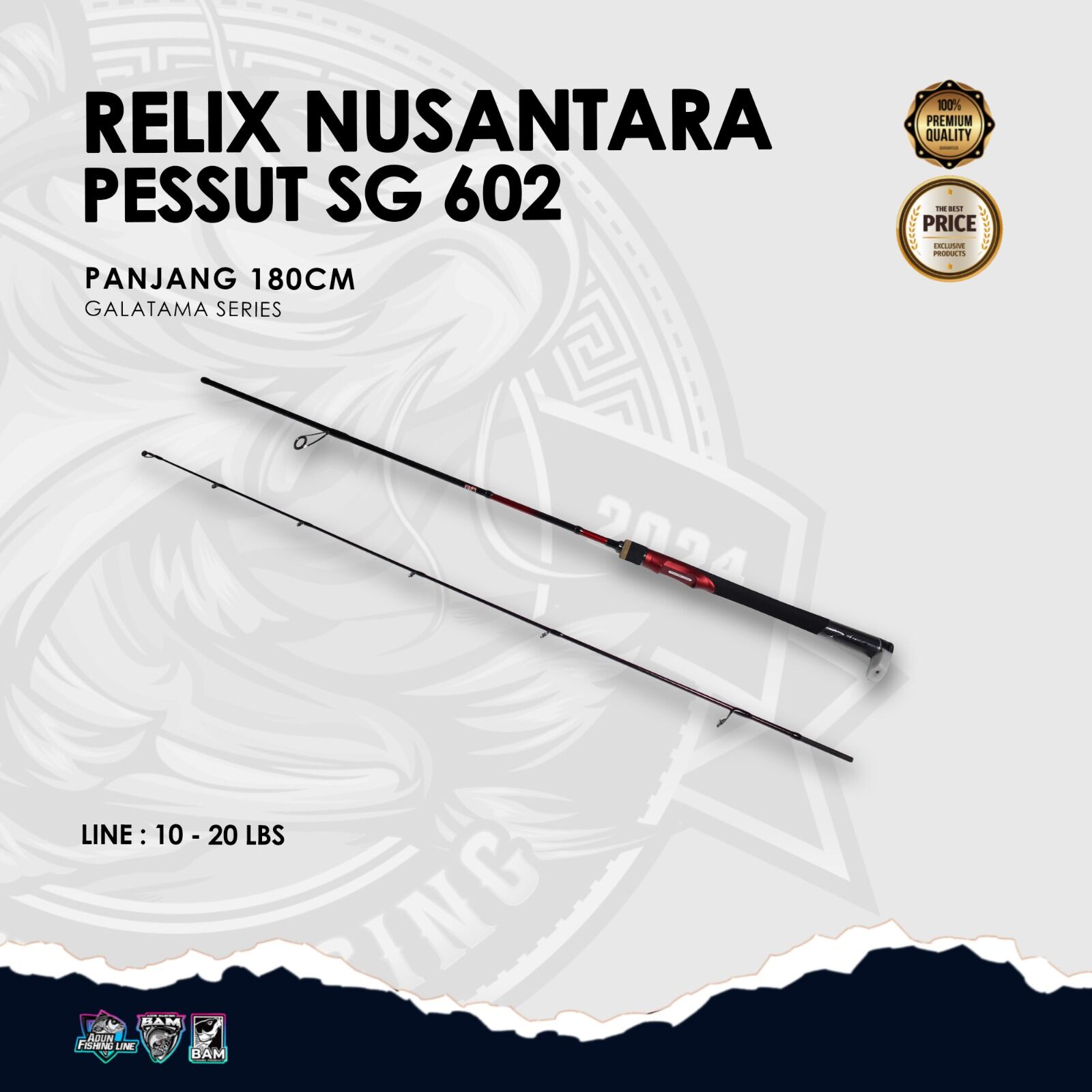 Joran Relix Nusantara Pessut SG 602 -562 | Lazada Indonesia