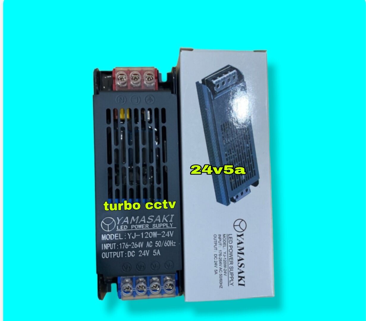 Trafo Adaptor Slim Power Supply 24V 5A 120W DIJAMIN FULL POWER | Lazada ...