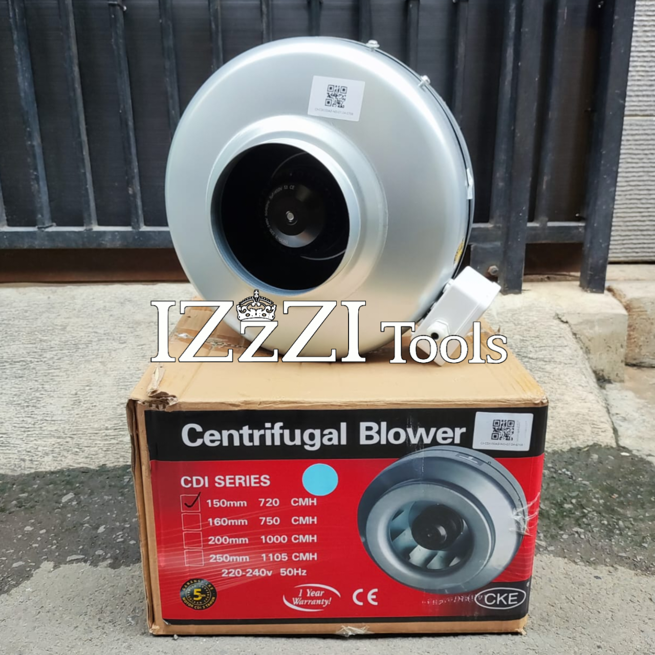 Centrifugal Blower Ducting 5 Inch Kipas Blower Hisap Model CI-CDI 125 ...
