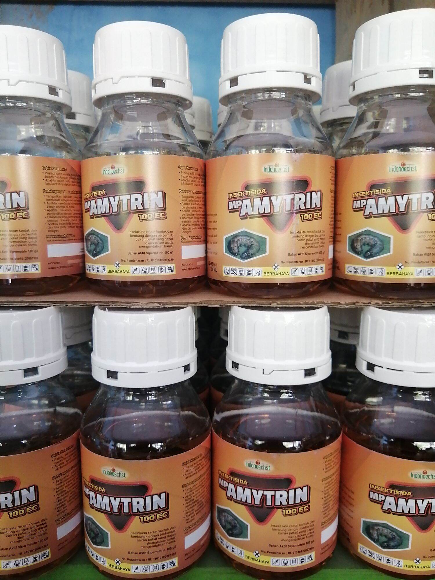 Insektisida Amytrin 100 ec isi 200 ML racun kontak dan lambung | Lazada ...