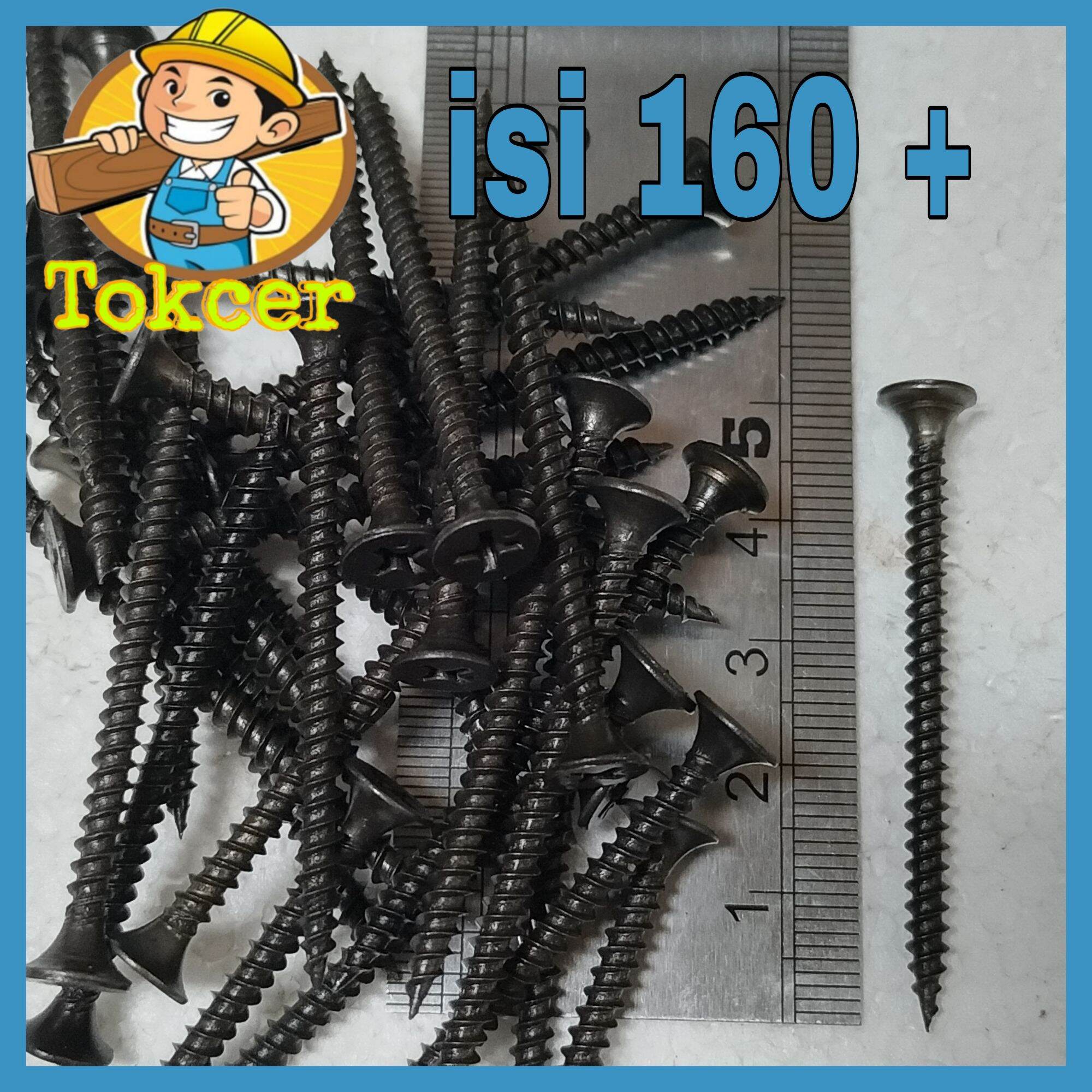 SEKRUP gypsum panjang 5cm isi 160 pcs | Lazada Indonesia