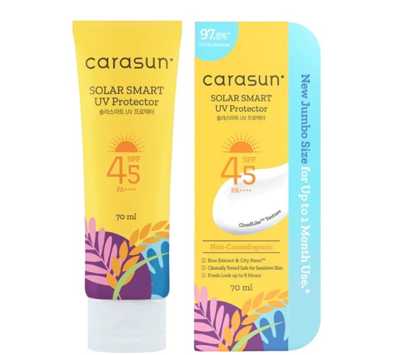 Sunscreen Carasun Solar Smart UV Protector Spf 45 PA++++ / Carasun ...