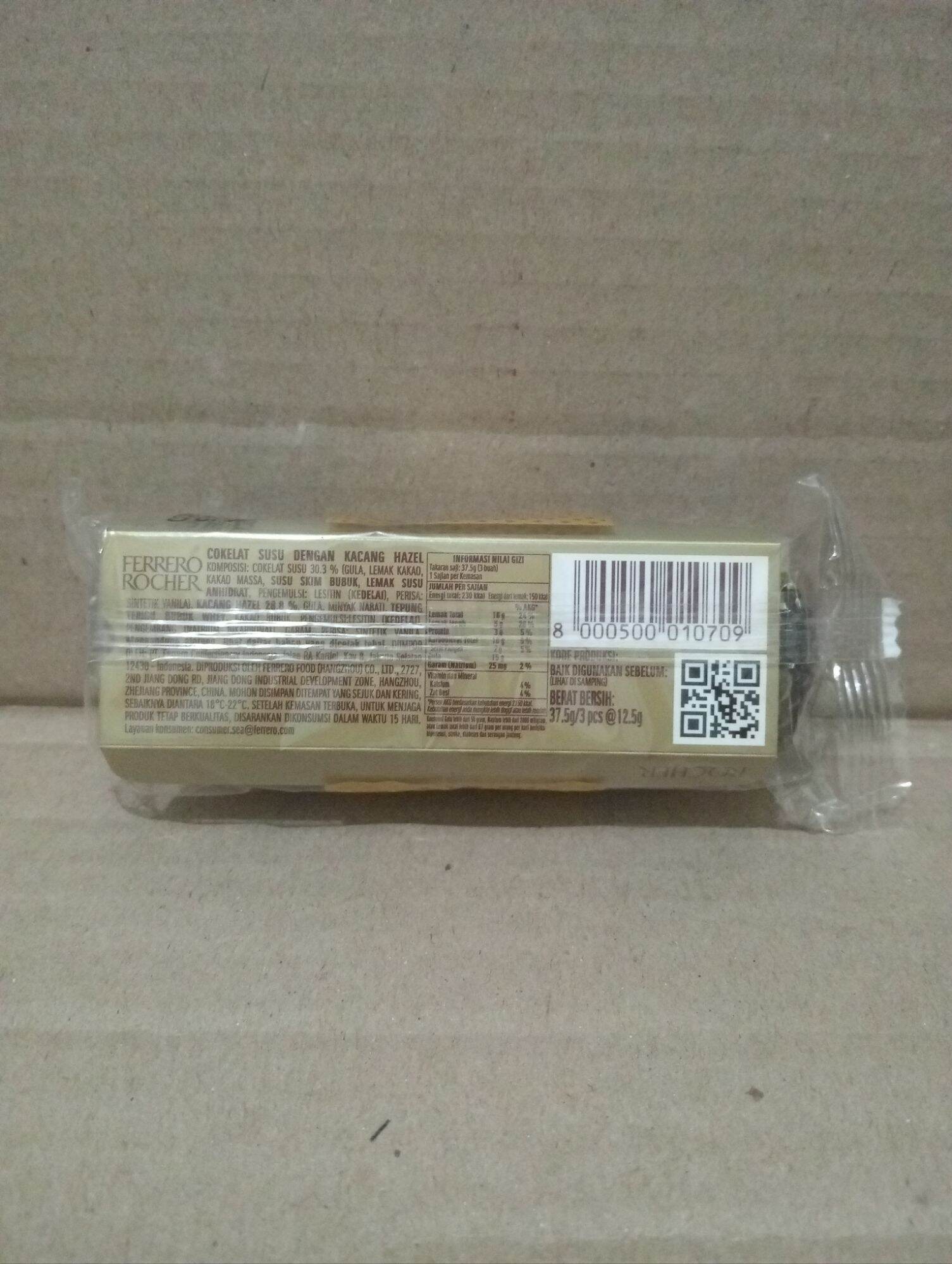 FERRERO ROCHER Chocolate Isi 3 | Lazada Indonesia