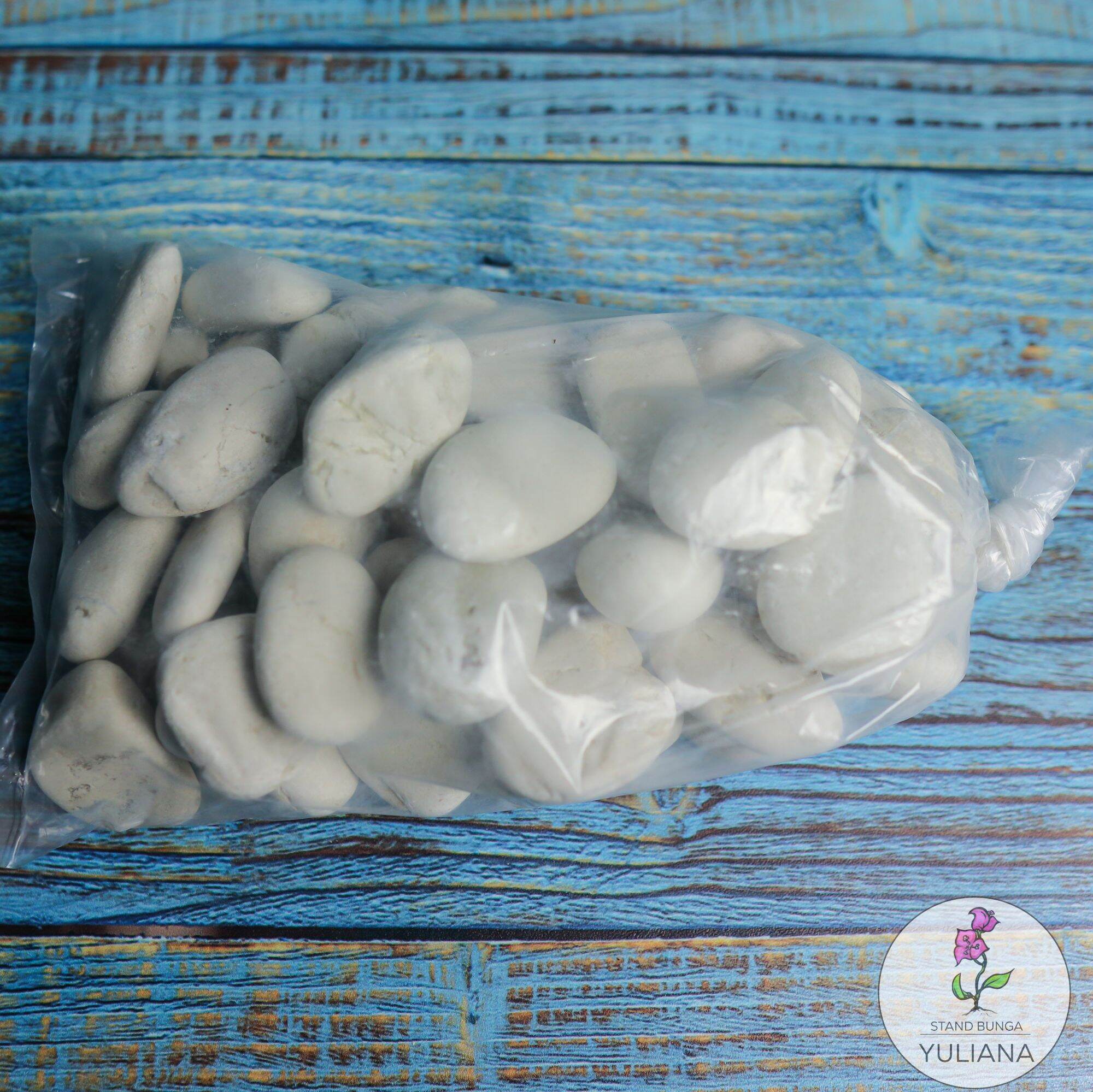 Batu koral putih | Batu WPK 1Kg | Batu alam putih | Batu Refleksi ...