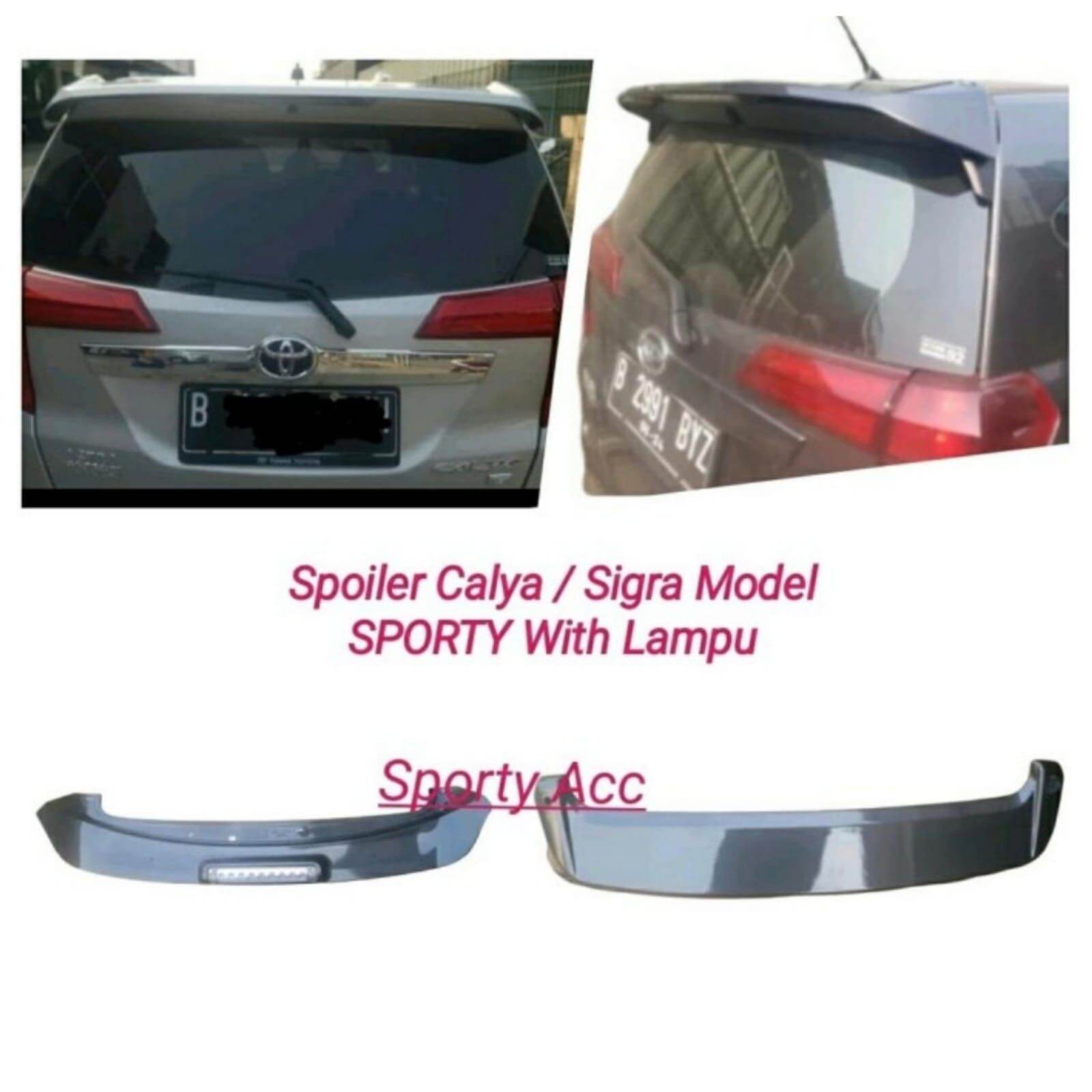 Spoiler Calya & Sigra Model SPORTY With Lampu | Lazada Indonesia