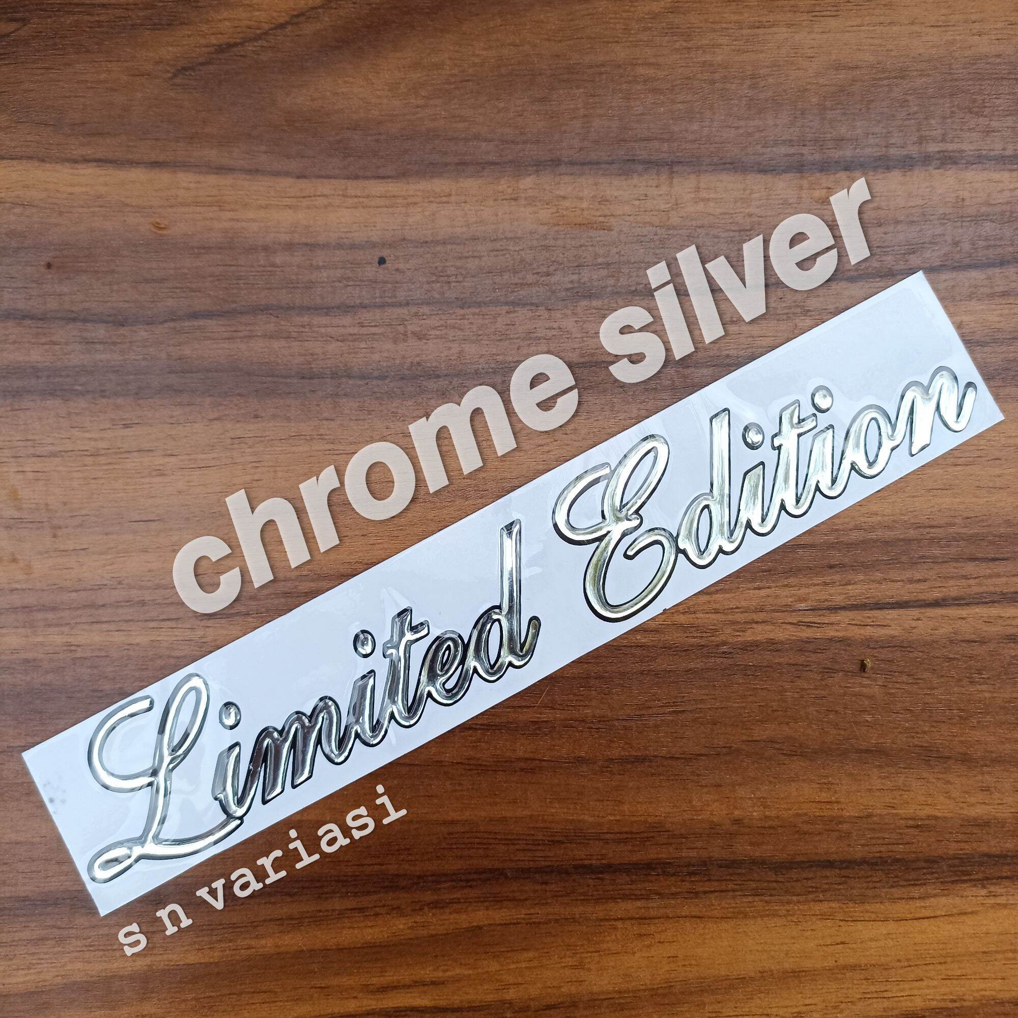 Sticker limited edition timbul Emblem limited edition sticker logo ...