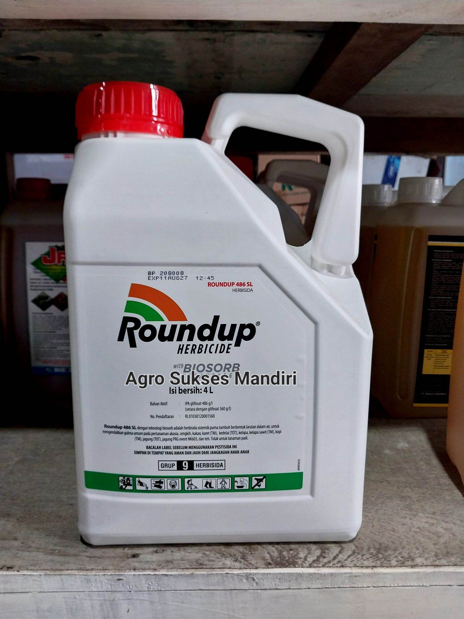 Roundup/Roundup 4 liter/Roundup 486 SL 4 liter/Herbisida Roundup 486SL ...