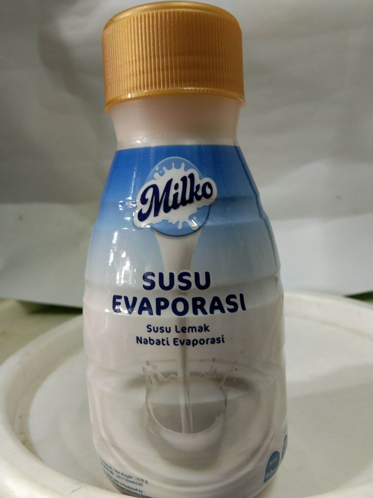 MILKO SUSU LEMAK NABATI EVAPORASI(EVAPORATED MILK) 210 Gram | Lazada ...
