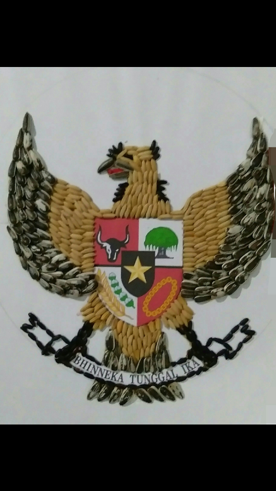 kolase biji bijian gambar burung garuda | Lazada Indonesia