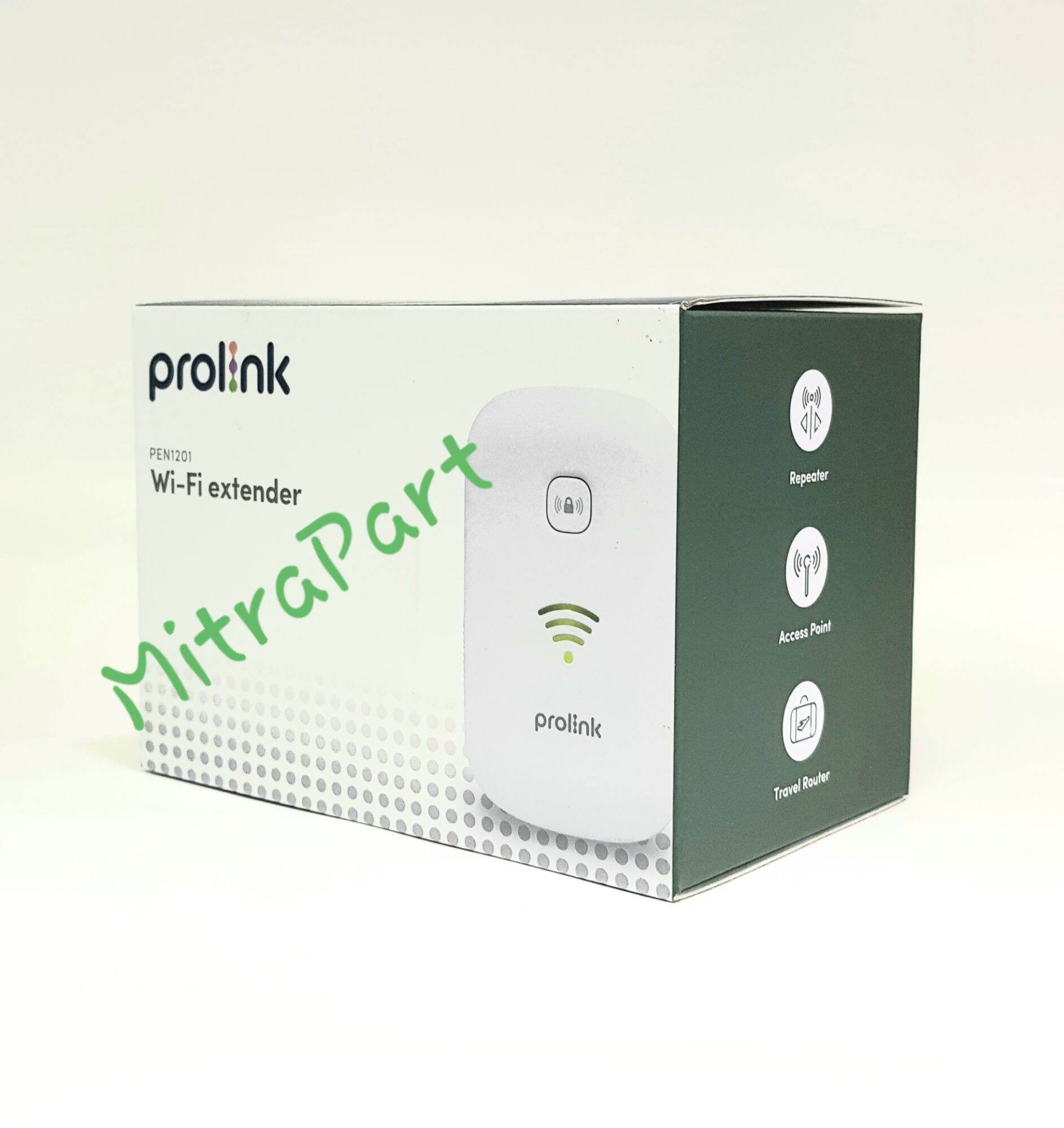 PROLINK Wifi Repeater AP Router 3 in 1 Penguat Sinyal Extender PEN1201 ...
