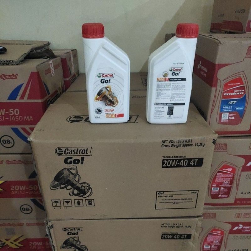 Oli CASTROL GO 800ML 1 DUS ISI 24 | Lazada Indonesia
