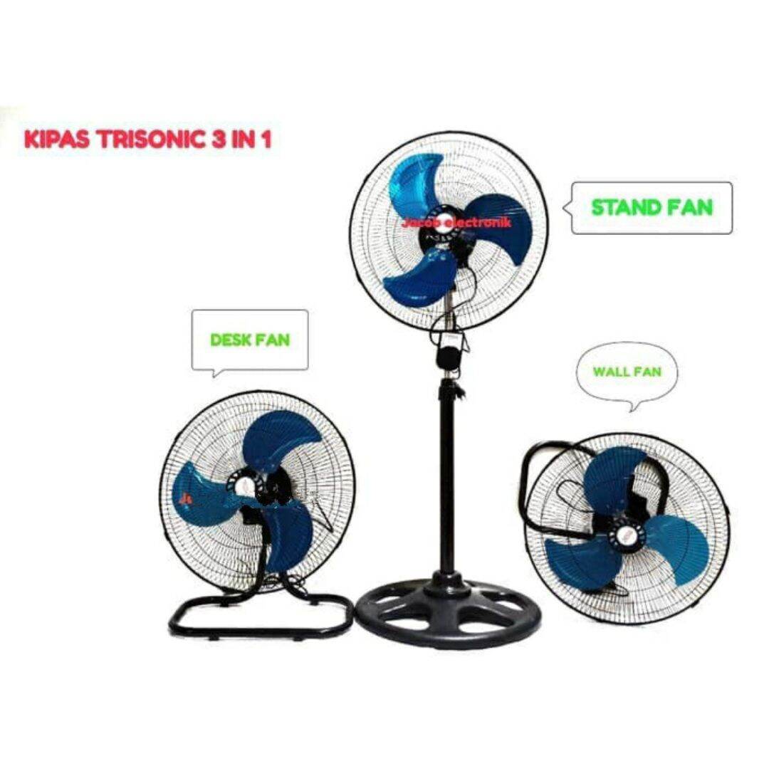 Kipas Angin Trisonic 3 in 1 / Standing Fan Trisonic 3 in 1 Multi fungsi ...