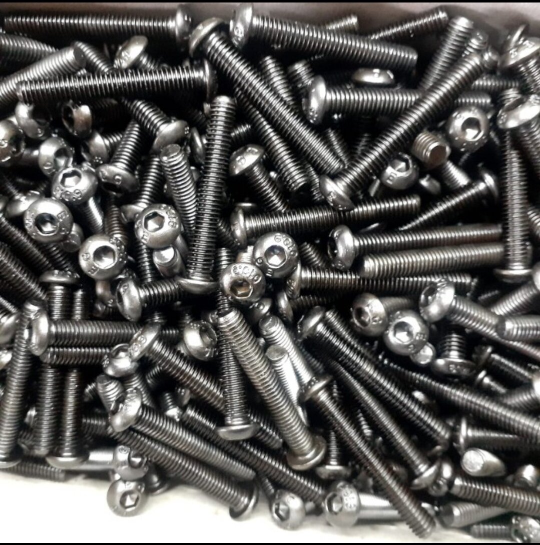 BAUT L BUTTON M6 X 40 PANJANG 4CM FULLDRAT / BAUT L PANJANG 4CM BAJA ...