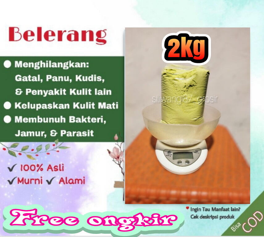 belerang bubuk 2kg obat gatal dan panu | Lazada Indonesia