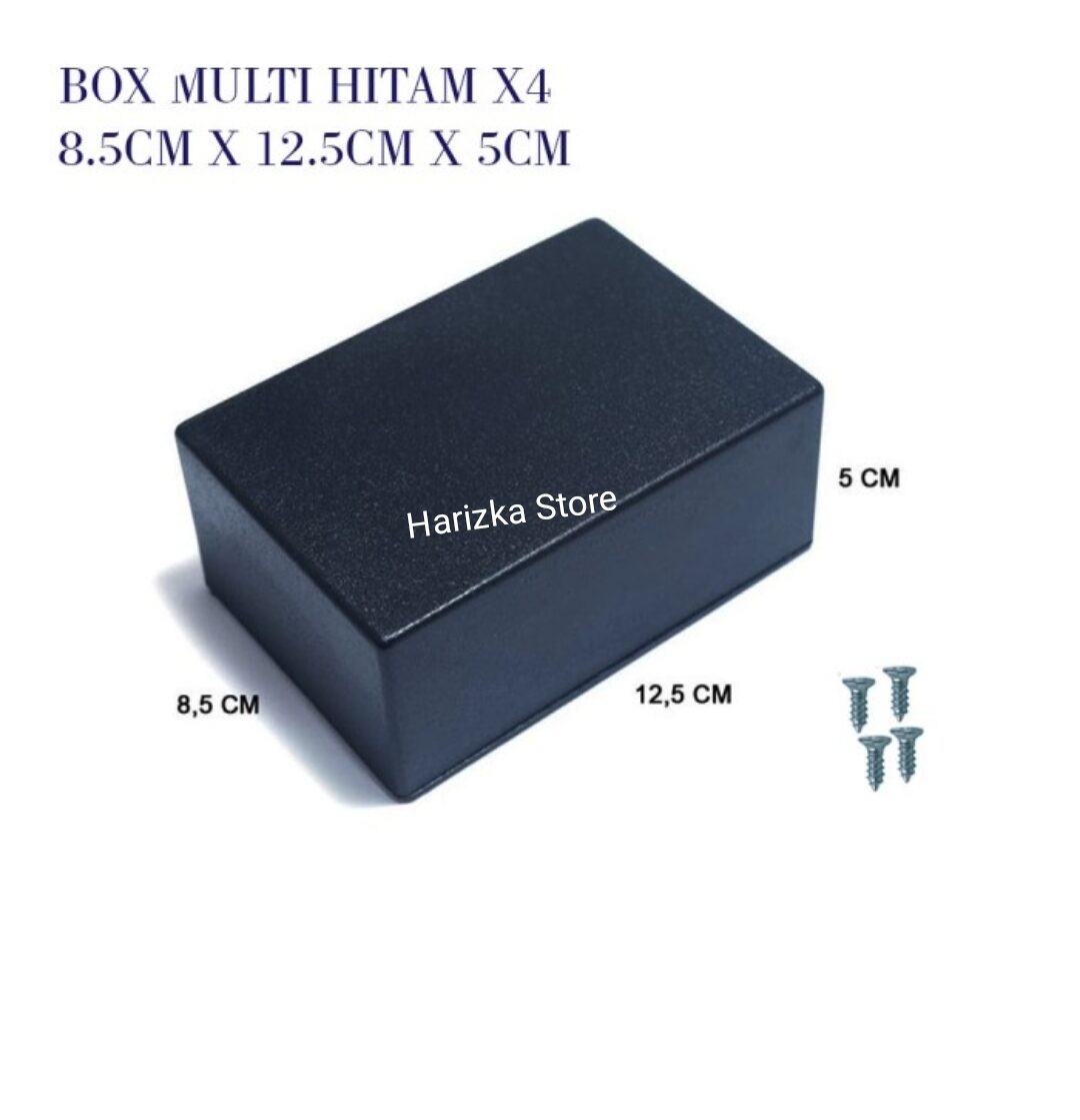 Box X4 Hitam plus Sekrup 12.5 x 8.5 x 5 Cm | Lazada Indonesia