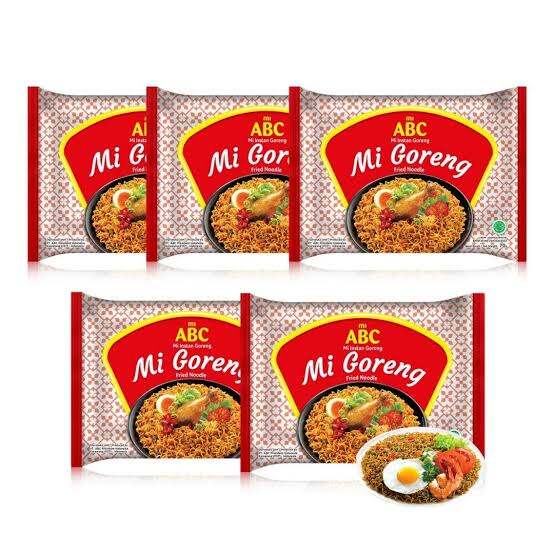 Mie Instant Goreng ABC Makanan Enak dan Murah (5 Pcs) | Lazada Indonesia