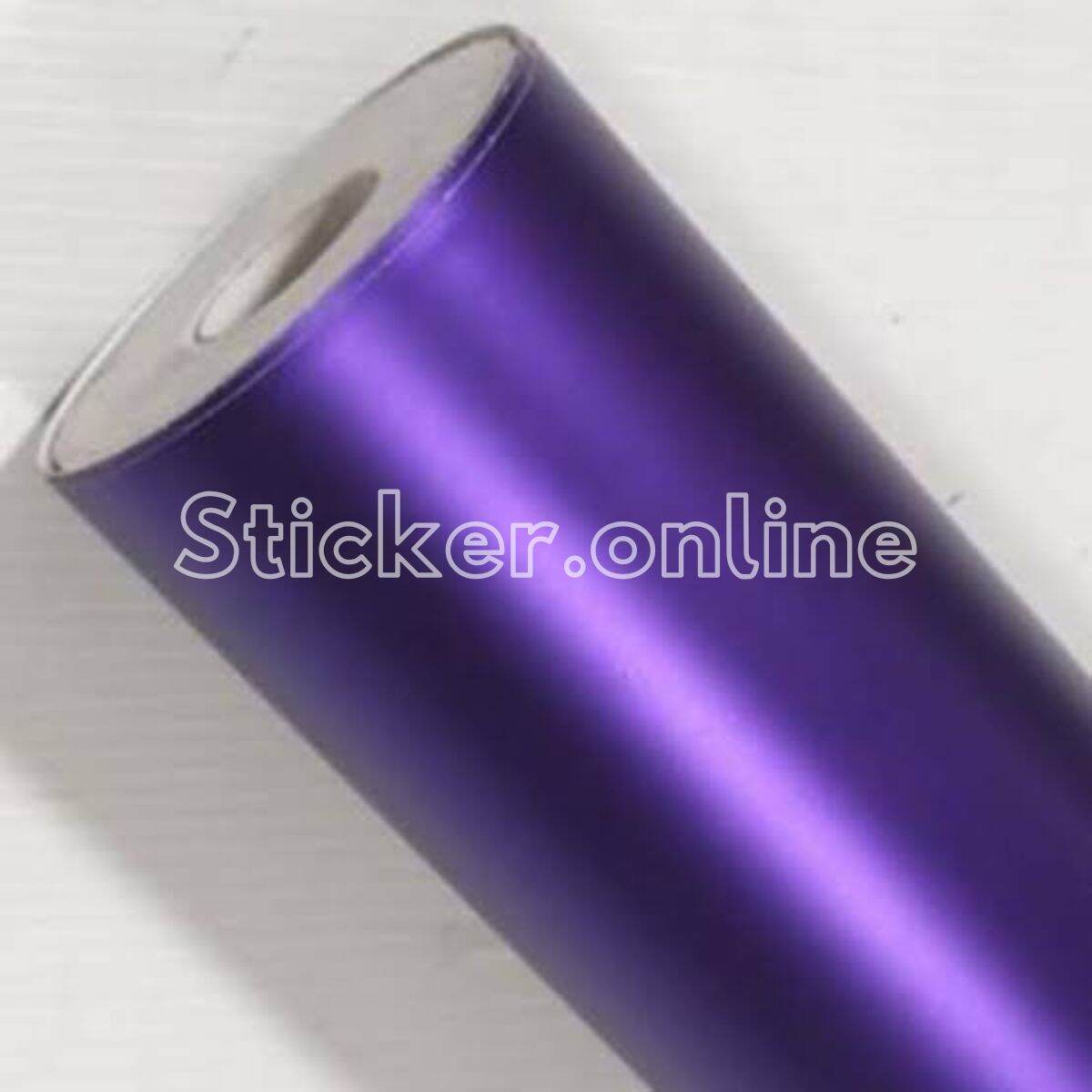 Skotlet stiker motor ungu doff metalik premium series matt crome ...