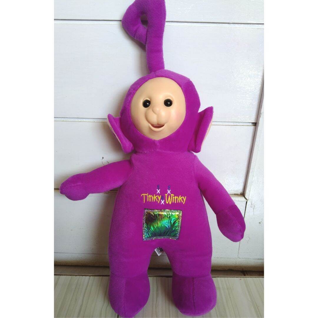 BONEKA TELETUBIS TELETUBBIES XL BESAR LALA DIPSY POO TINKY WINKY KUNING ...