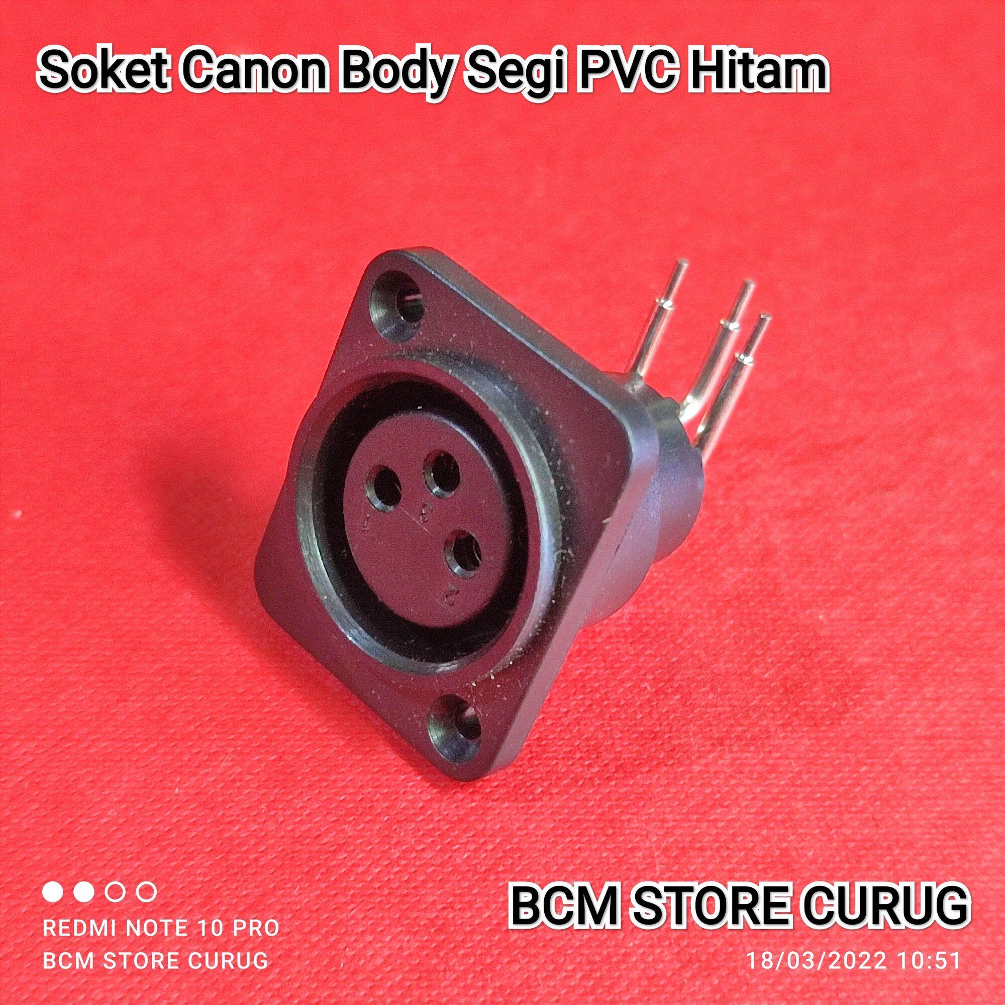 Soket Canon Body Segi PVC Hitam | Lazada Indonesia