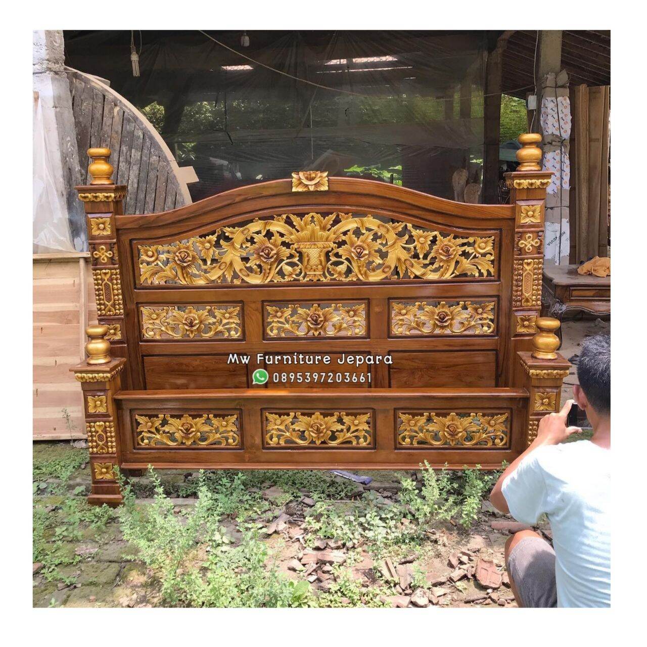 Divan Classic model Rahwana jati ukir Jepara | Lazada Indonesia
