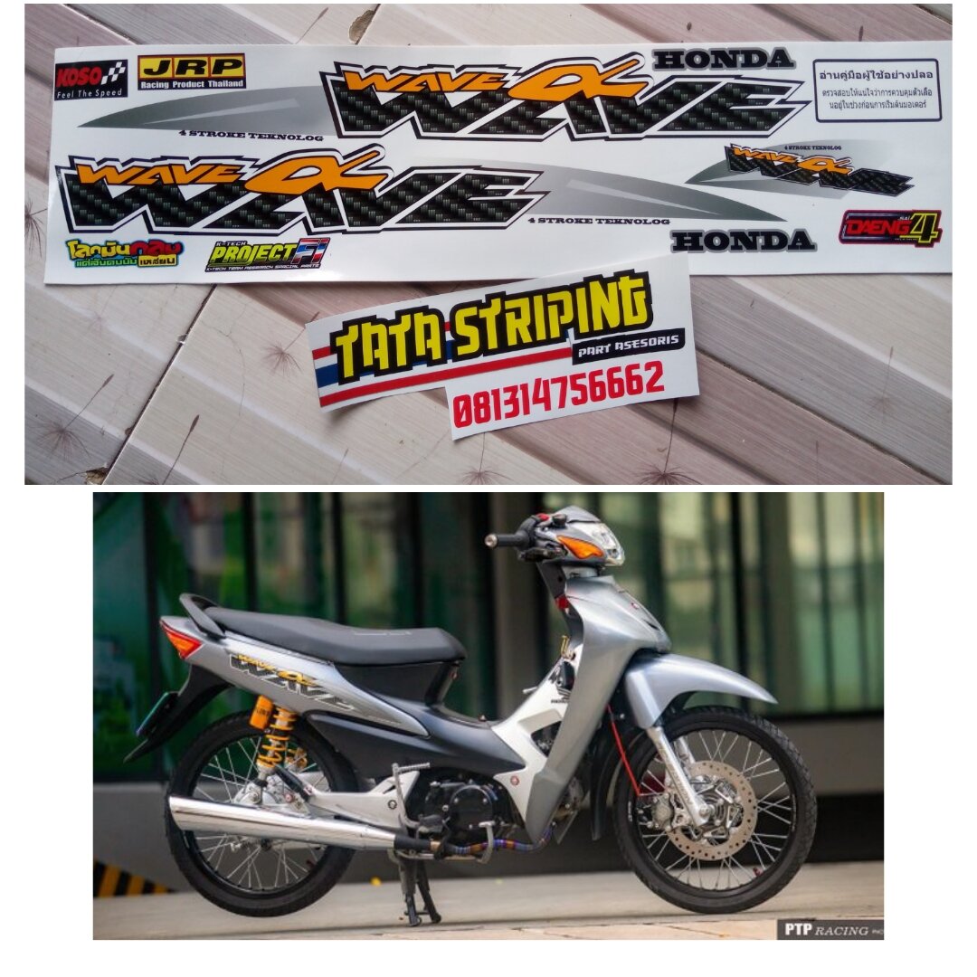 stiker striping wave 100 thailand | Lazada Indonesia