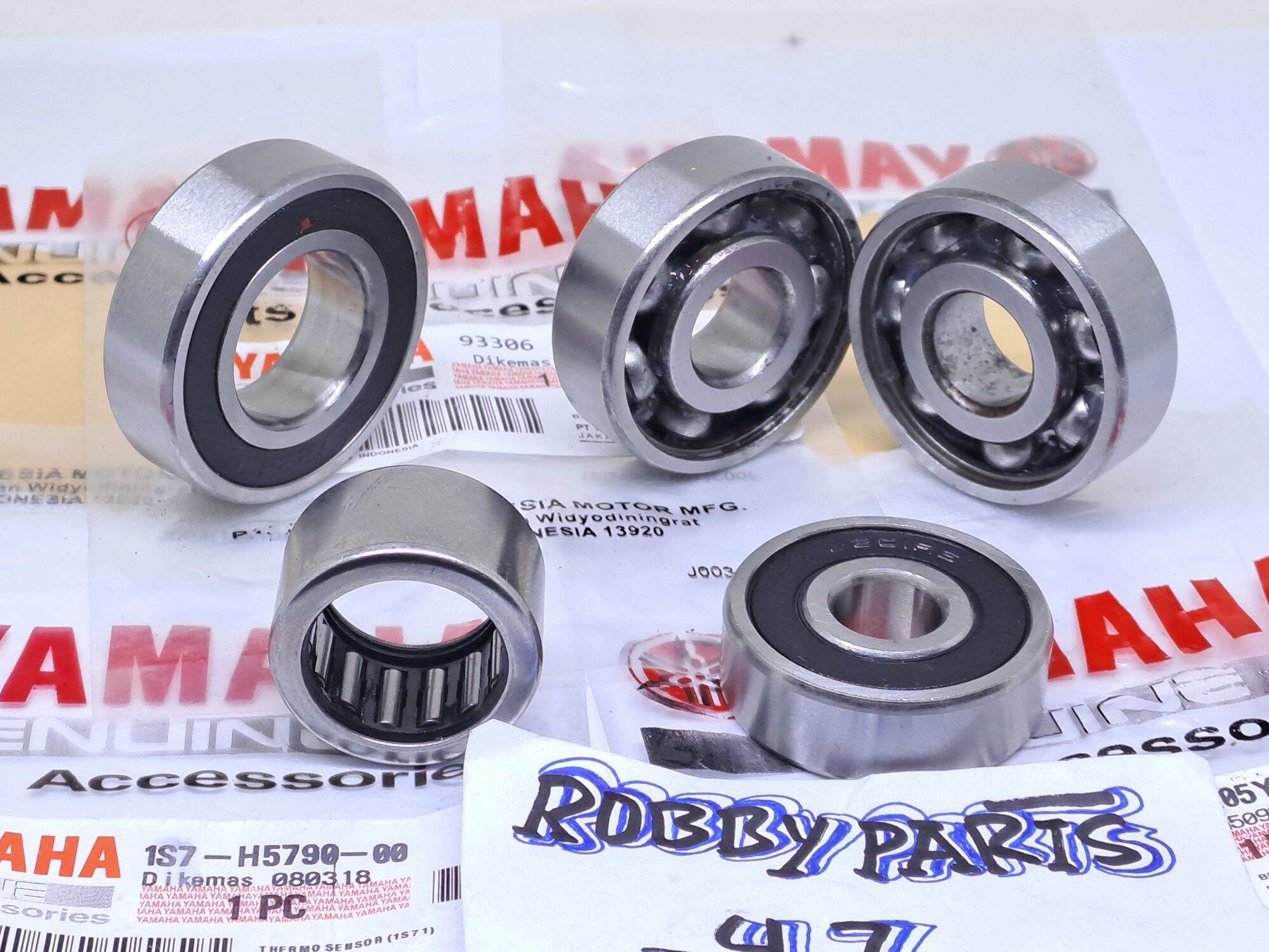 Paket 5pc Bearing Rasio gear box Mio sporty Fino karbu Mio smile Mio ...