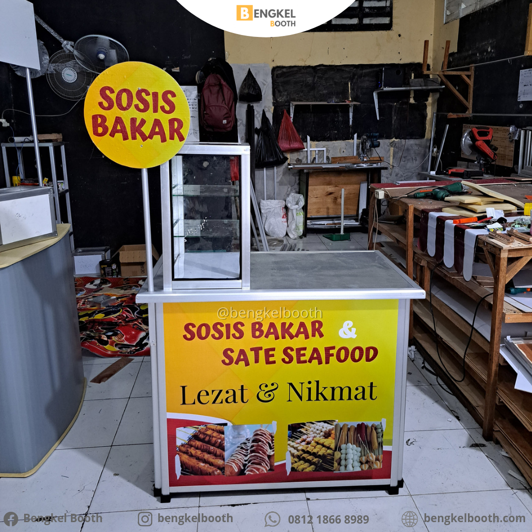 Booth Portable / Booth Lipat / Gerobak Lipat / Meja Lipat Jualan Untuk ...