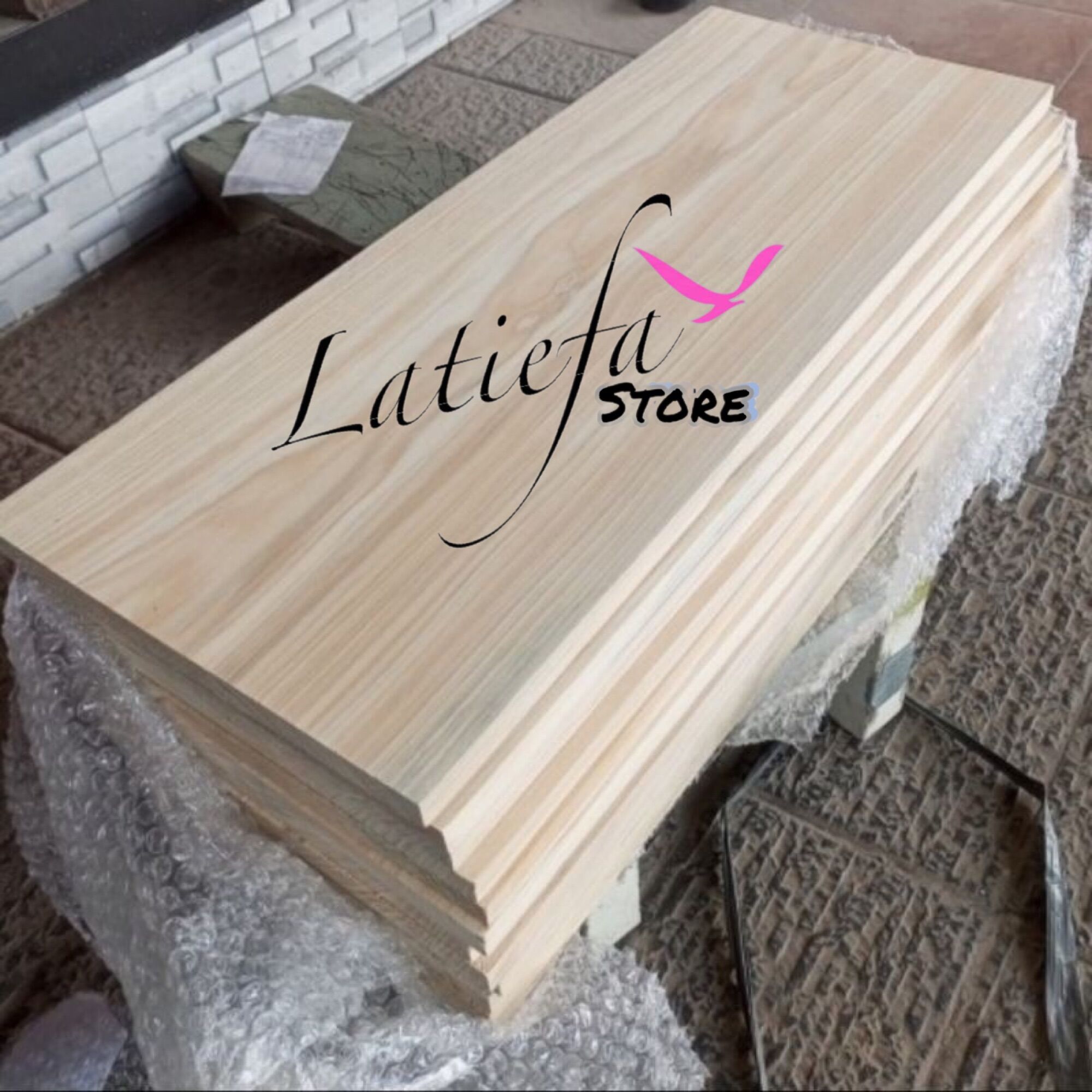 PAPAN AMBALAN JATI BELANDA / PINUS SUDAH BERSIH, TINGGAL PAKAI | Lazada ...
