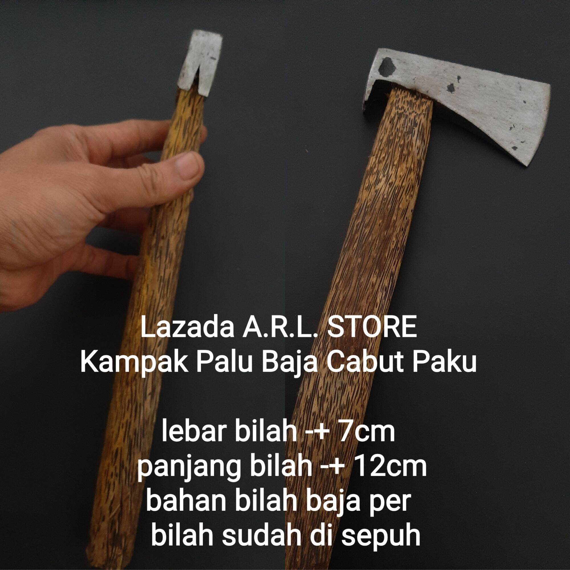 Kampak Kapak Palu Cabut Paku Gagang Ruyung Kampak Cacah Tulang | Lazada ...