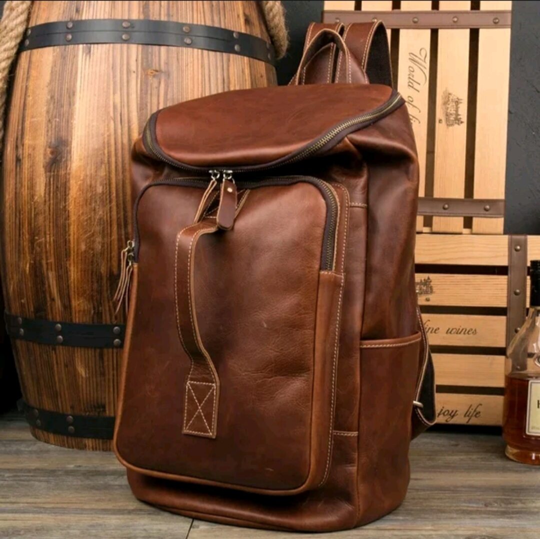 Tas ransel unik kulit sapi jenis Ch umkm kota garut | Lazada Indonesia