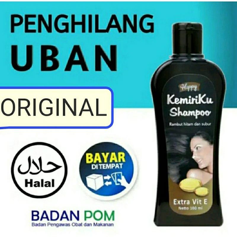 SHAMPO PENGHILANG UBAN KEMIRIKU SHAMPO ANTI UBAN 100ML HAPPY KEMIRIKU ...
