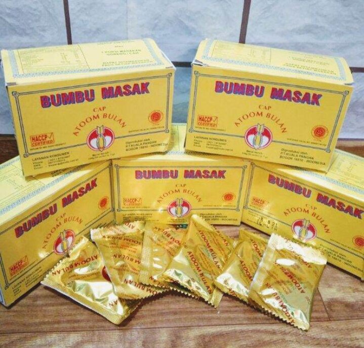 bumbu atom bulan 5 pcs | Lazada Indonesia