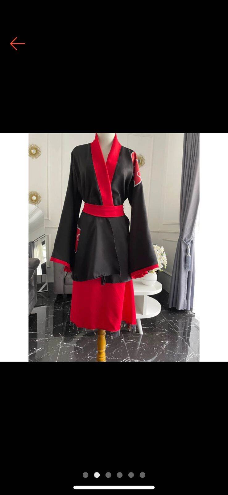 Akatsuki Dress naruto costum cosplay anime | Lazada Indonesia
