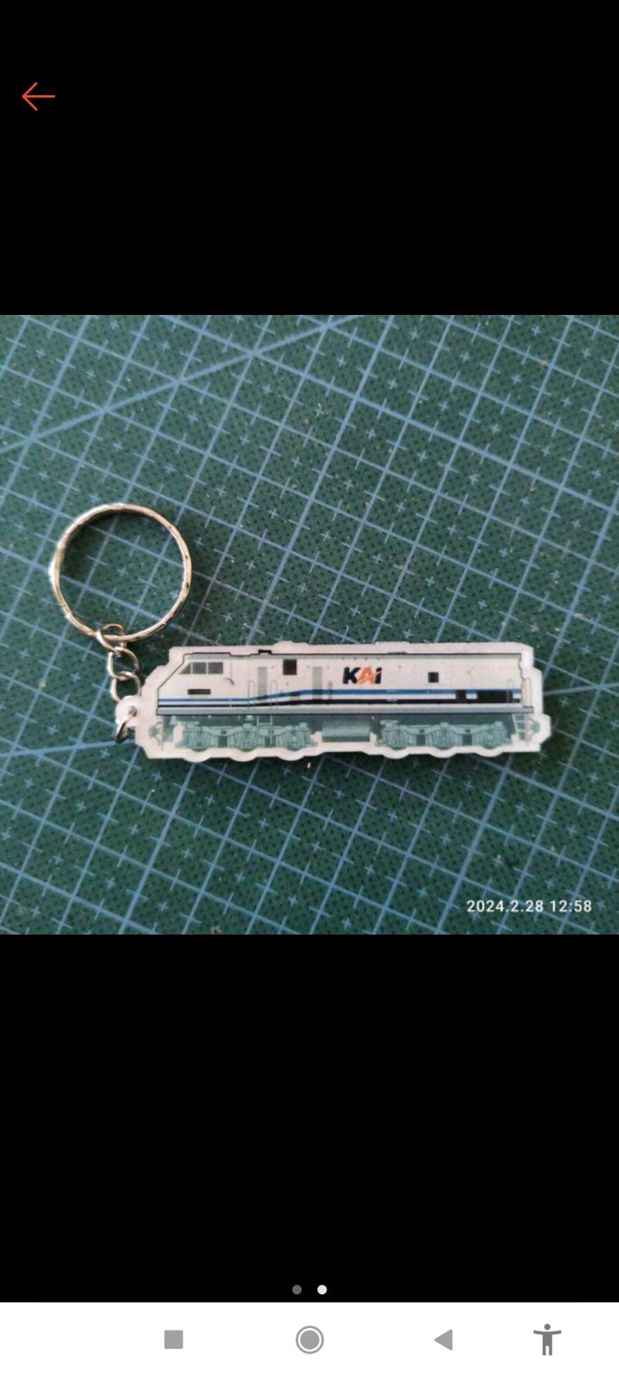 gantungan kunci akrilik cc203 WnB kereta api Indonesia | Lazada Indonesia