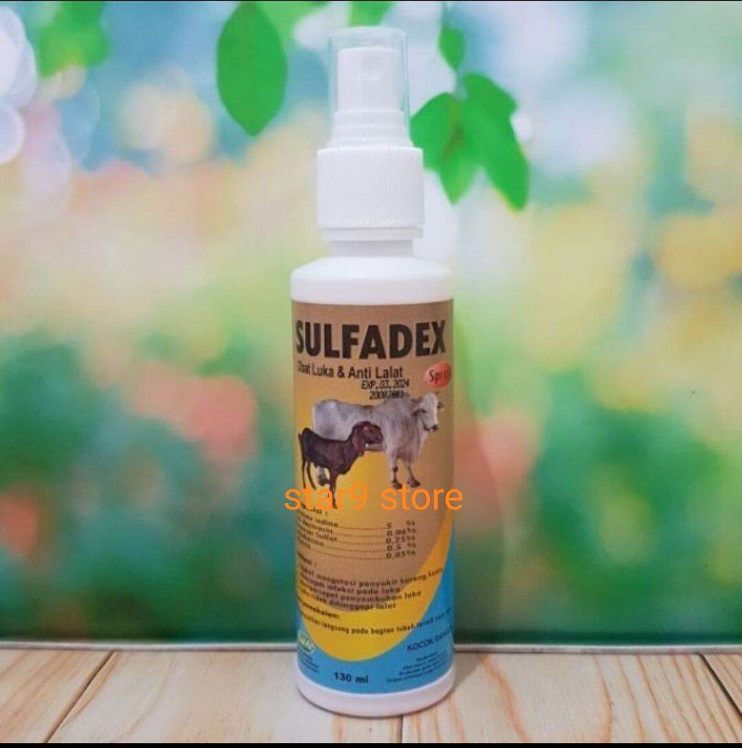 SULFADEX SPRAY RAID ALL Obat Semprot Luka Hewan Anti Lalat Sapi Kambing ...
