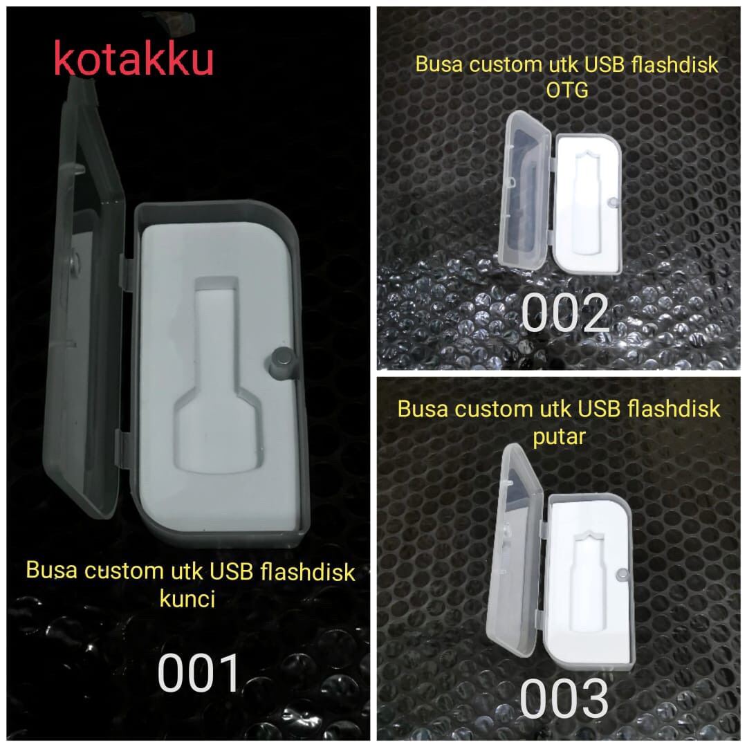 Box kotak usb flashdisk plastik trasparan | Lazada Indonesia