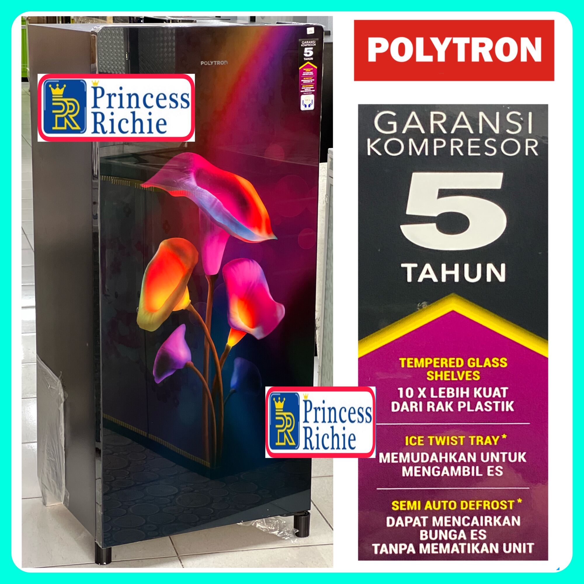 kulkas Polytron PRA 18 MTR New Belleza | Lazada Indonesia