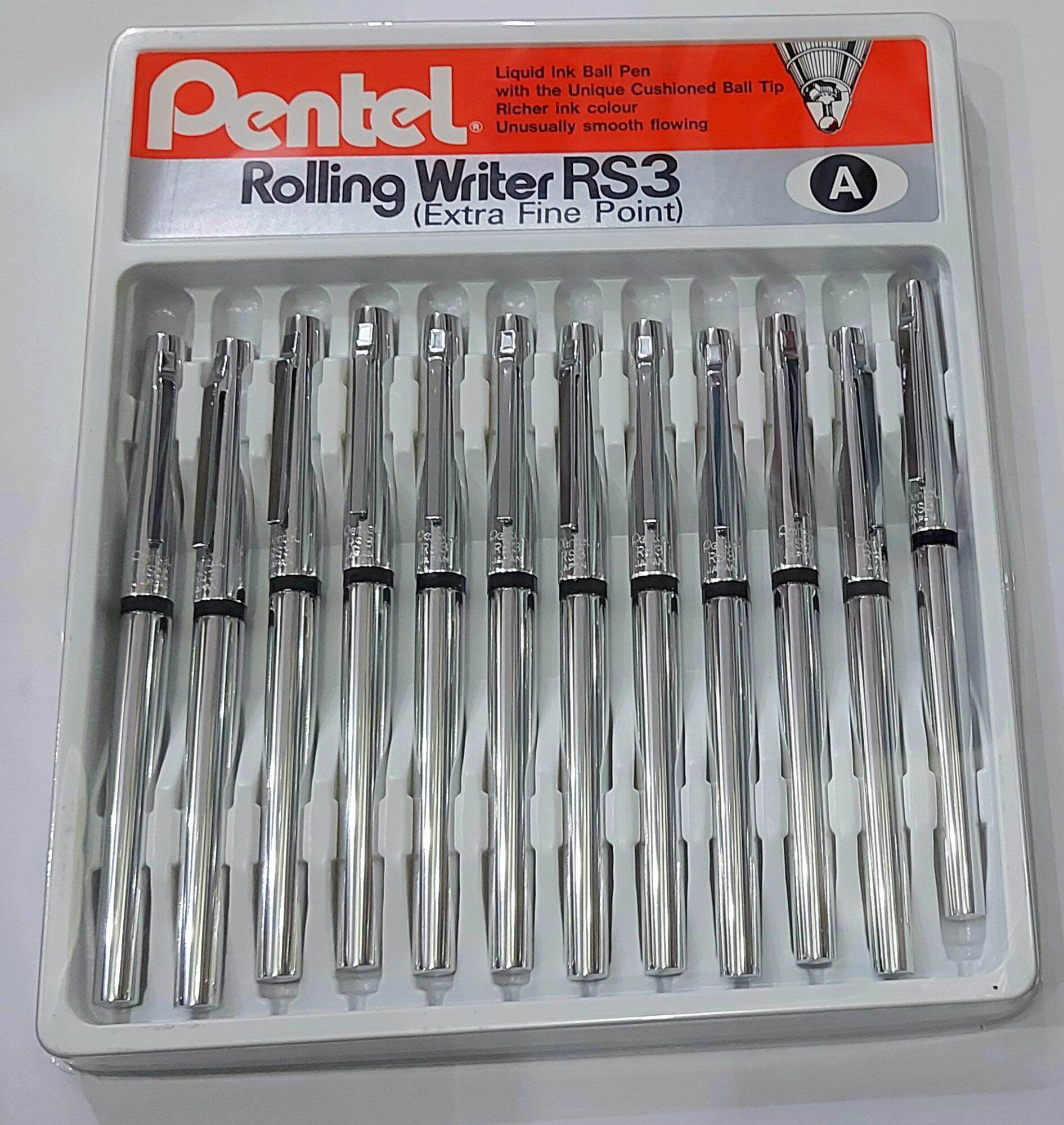 Pentel Rs3 Rolling Pen Silver dan Emas /Pulpen Tanda tangan | Lazada ...