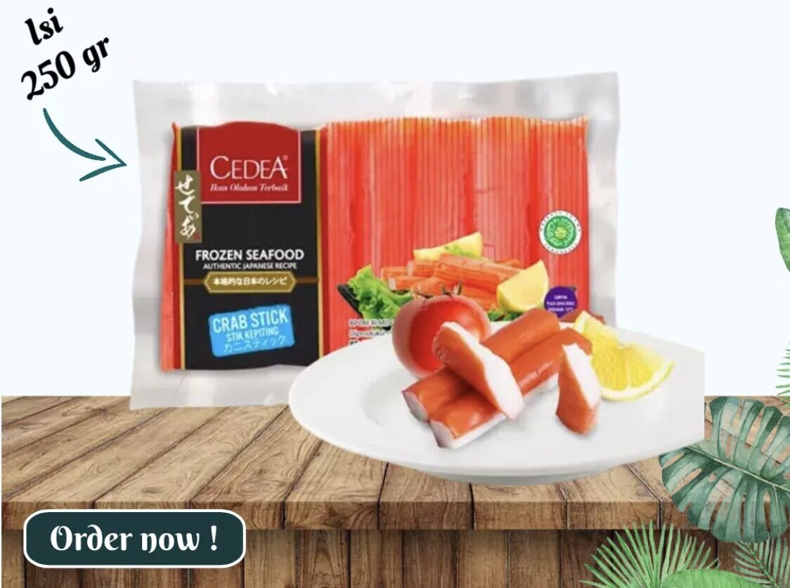 Cedea Crab Stick 250 gr / Olahan Seafood Stik Kepiting Cidea Frozen ...