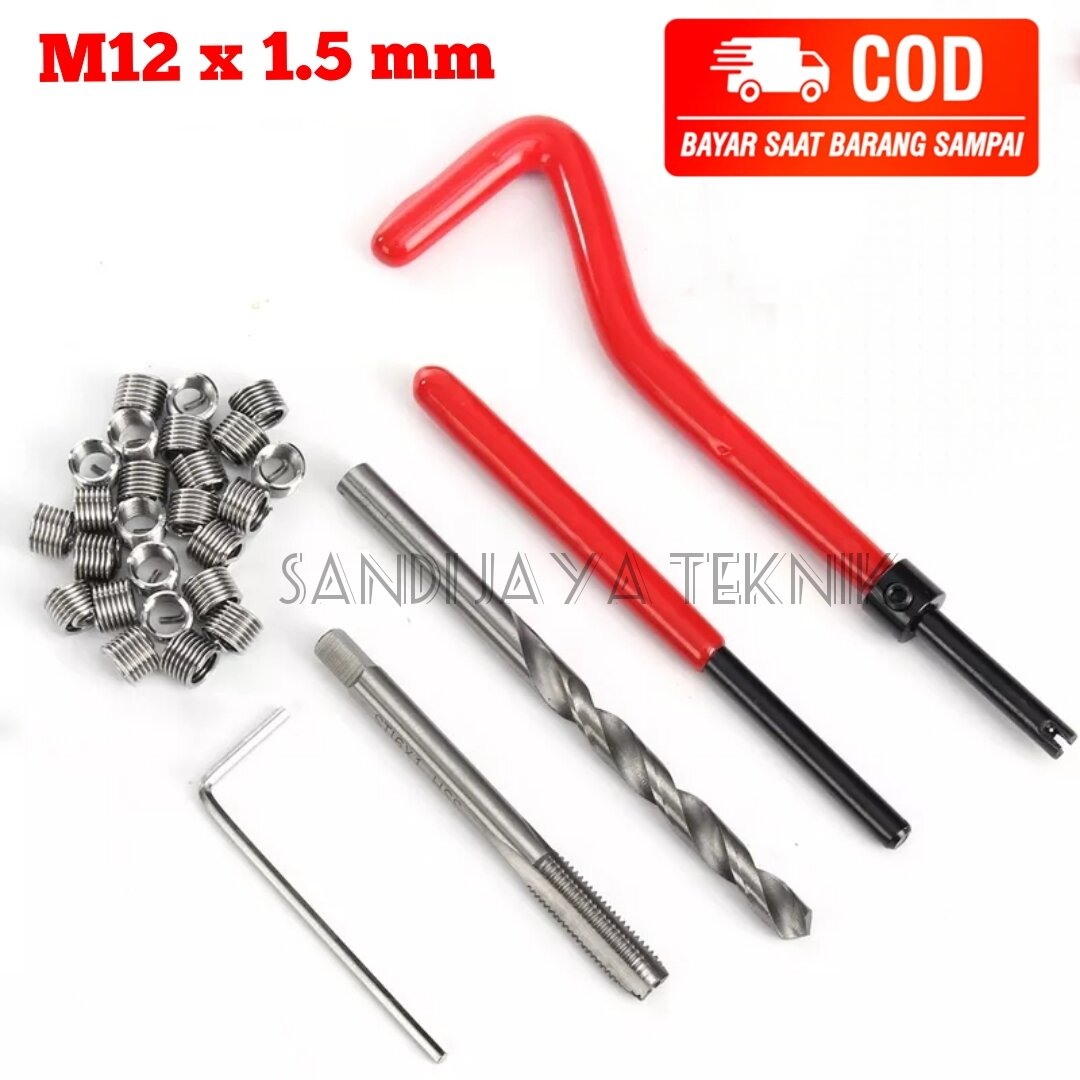 Recoil Set Alat Repair Drat Baut Kunci 17. Recoil M12x1.5 | Lazada ...