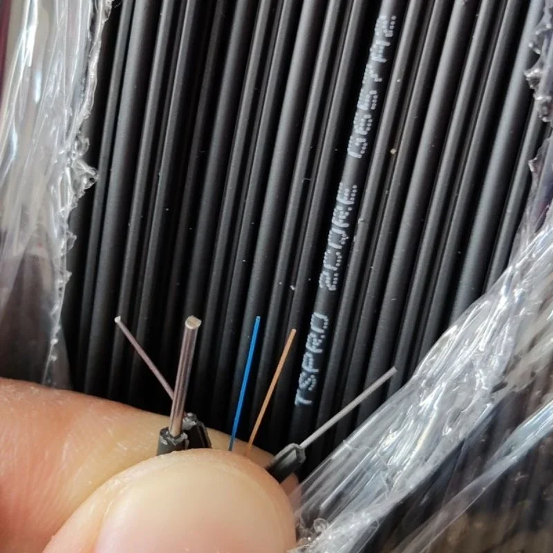 Dropcore 2 core 3 selling panjang 1000 meter 1 KM Kabel FO Fiber Optic ...