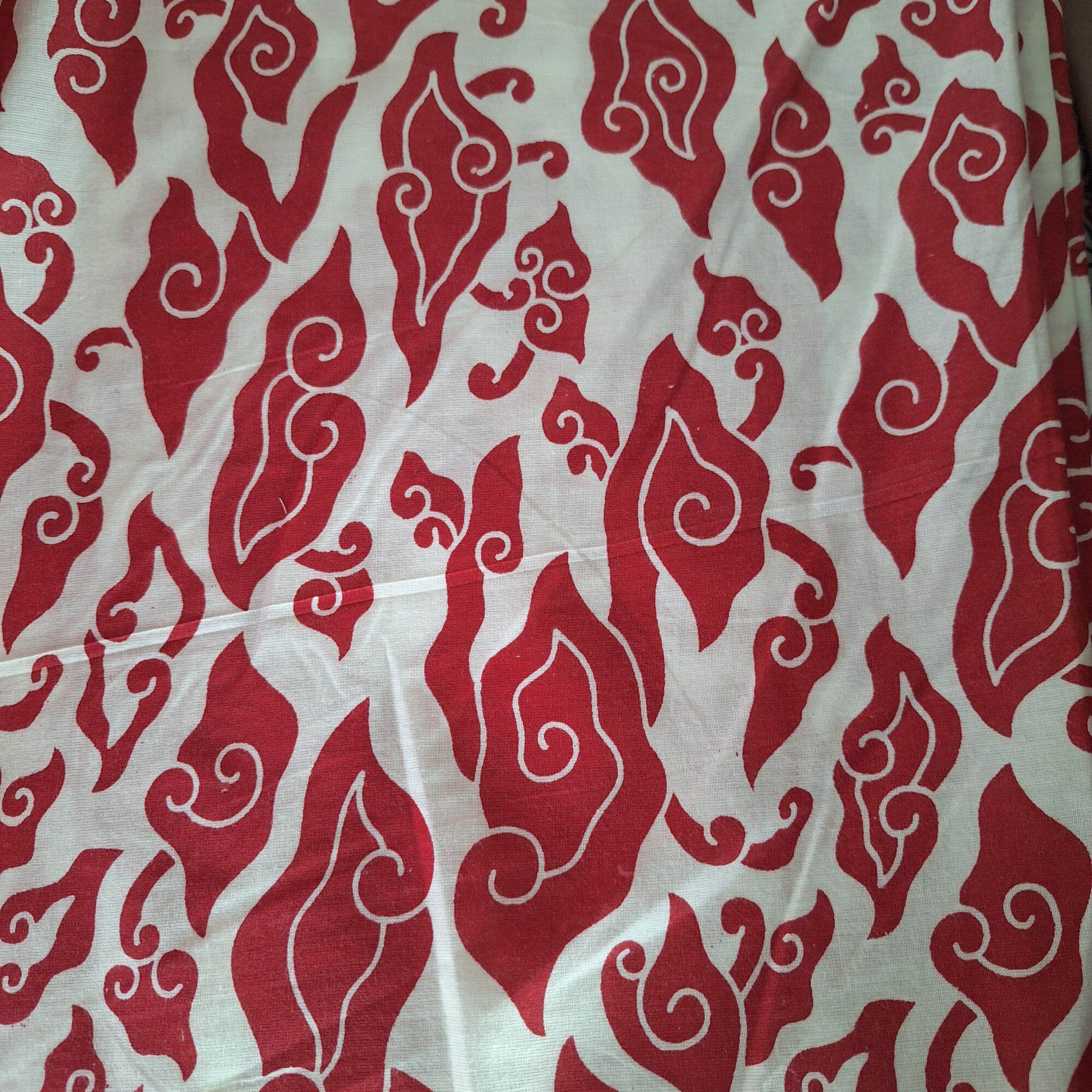 Kain batik Merah putih / kain merah putih HUT RI/ Batik Merah Putih ...