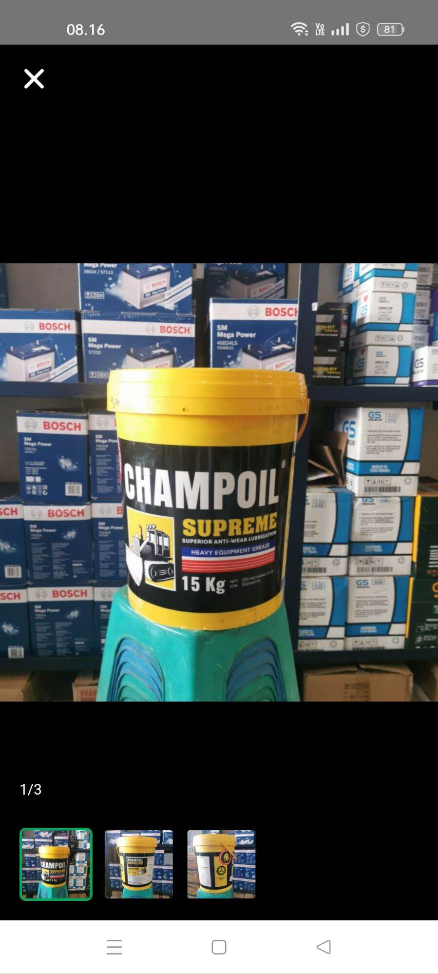 Minyak Gemuk ChampOil/ Grease Champoil Super 15Kg | Lazada Indonesia